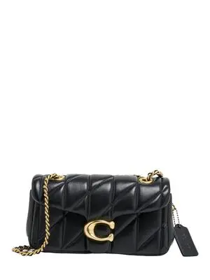 COACH Tabby Shoulder Bag 20 Quilted Leather - Black