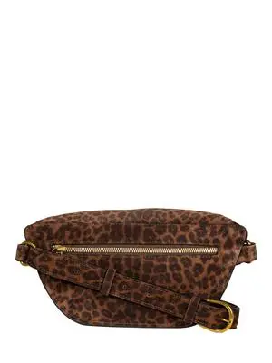 Jérôme Dreyfuss Lino Leopard Print Belt Bag - Brown