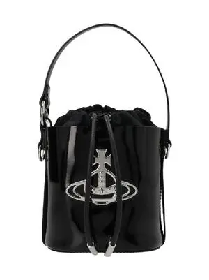 VIVIENNE WESTWOOD Daisy Logo Bucket Bag - Black
