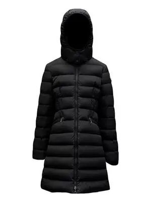 Moncler Charpal Quilted Hooded Down Coat - Black