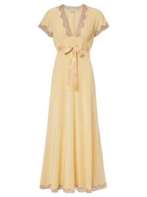 Rixo Marlice Lace-trimmed Silk Maxi Dress - No
