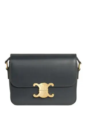 Celine Teen Triomphe Shoulder Bag - Gray