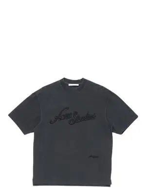 Acne Studios Item O-neck Short-sleeved T-shirt - Black