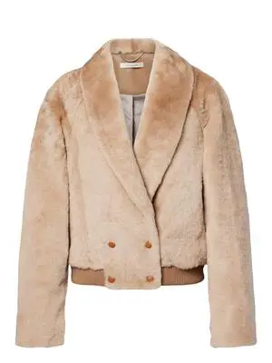 JACQUES WEI Long-sleeved Snap-button Casual Jacket - Nude