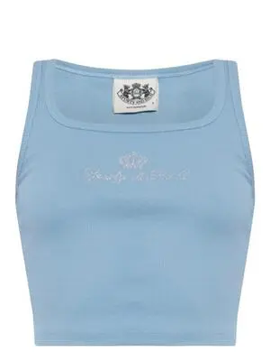 SPORTY  RICH Sleeveless Vest - Blue