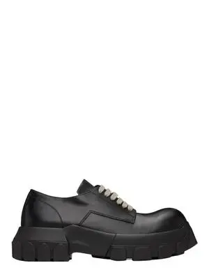 Rick Owens Bozo Tractor Lace-up Shoes - Black