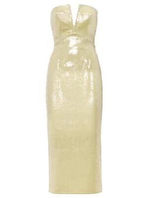 Roland Mouret Sequined Strapless Corset Dress - Nude