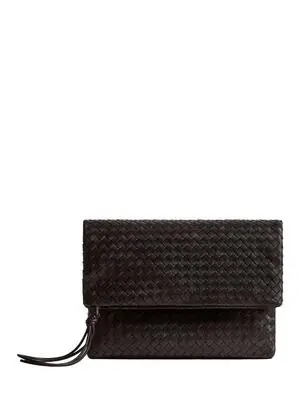 Bottega Veneta Intrecciato Pouch - Black