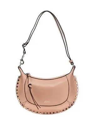 Isabel Marant Étoile Isabel Marant Studded Zippered Shoulder Bag Nude