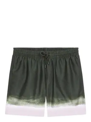 Dries Van Noten Printed Drawstring Swim Shorts - Bottle
