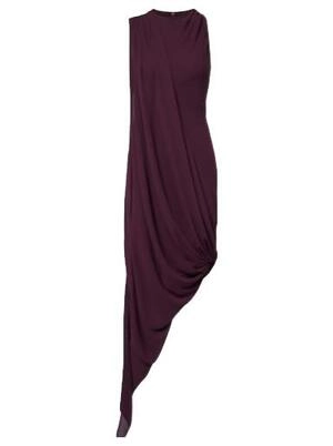 Victoria Beckham Sleeveless Georgette Midi Dress - Black