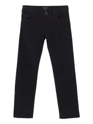 Emporio Armani Belt-loop Pants - Black