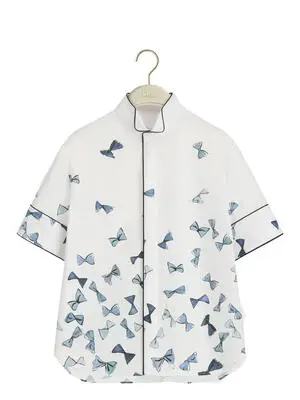 Dior Short-sleeved Blouse - White