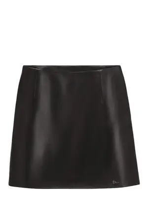 Dior Straight Miniskirt - Black