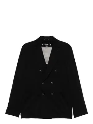 CIRCOLO 1901 Double-breasted Jacket - Black