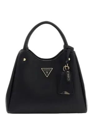 Guess Meridian Logo Handbag - Black