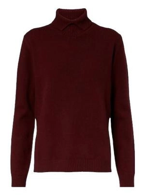 JIL SANDER High Neck Long Sleeve Knitwear - Brown