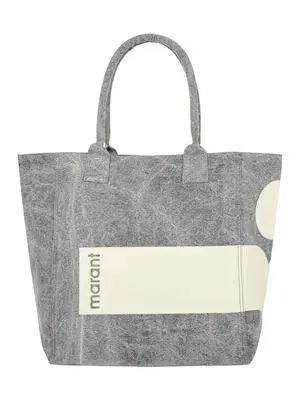 Isabel Marant Étoile Yenky Logo Tote Bag - Gray
