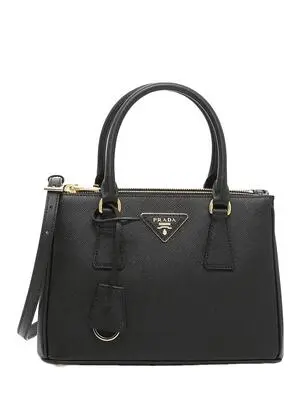 Prada Small Galleria Shoulder Bag - Black
