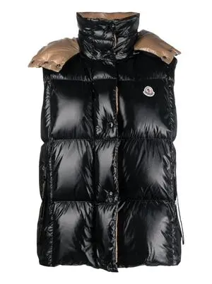Moncler Luzule Hooded Down Vest - Black