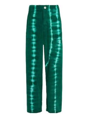 THE ELDER STATESMAN The Elder Statesman Tie-Dye Corduroy Trousers