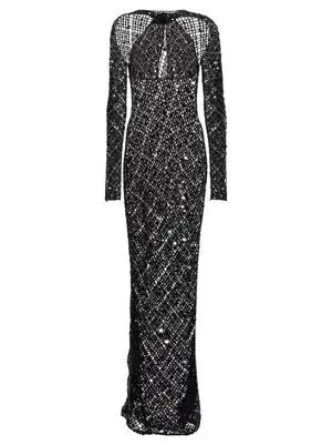 COPERNI Coperni Shimmery Sequined Crochet Maxi Dress