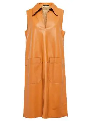 JOSEPH Berwick Midi Dress - Orange