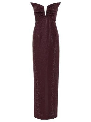 Roland Mouret Embellished Off-the-shoulder Gown - Red
