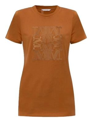 Max Mara Crewneck Short-sleeve T-shirt - Brown