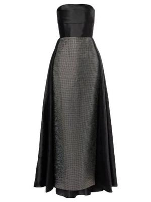 Solace Embellished Corset Gown - Black