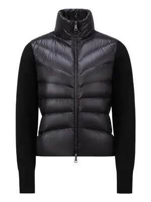 Moncler Padded Zip-up Cardigan - Black