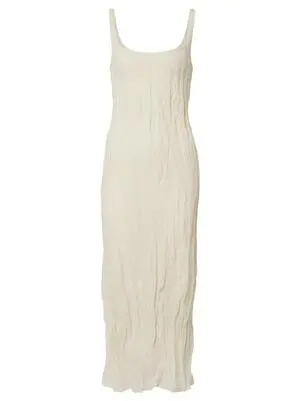 RÓHE Cotton-blend Midi Dress - Nude