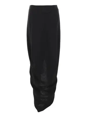 QUIRA Asymmetrical Skirt - Black