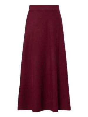 LISA YANG Torie Cashmere Midi Skirt - Brown