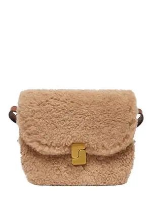 Soeur Flap Shoulder Bag - Brown