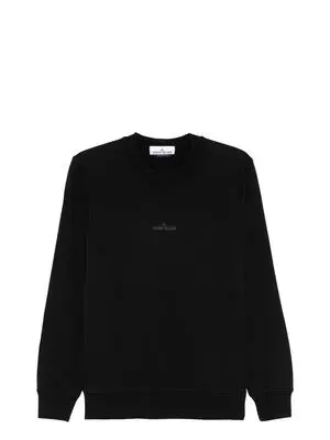 STONE ISLAND Stone Island Crewneck Sweatshirt With Logo Print