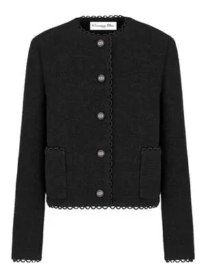 DIOR Dior Cropped Jacket With Fan Trim