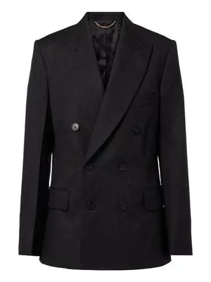 VICTORIA BECKHAM Victoria Beckham Double-Breasted Virgin Wool Blazer