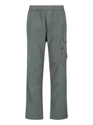 C.P. COMPANY C.P. Company Straight-Leg Cargo Pants With Logo Patch