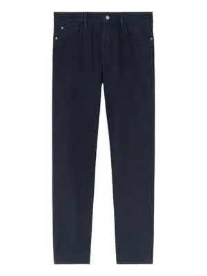 Loro Piana Cotton Trousers - Navy Blue