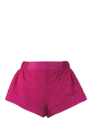 Oseree Glitter Shorts - Red