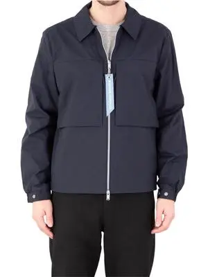 Moose Knuckles Collared Zip-up Jacket - Black