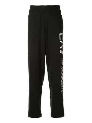 EA7 Logo-print Track Pants - Black
