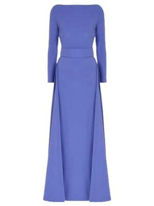 Solace Shayla Crepe Gown - Blue