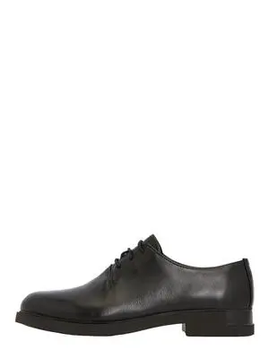 Camper Lace-up Round Toe Shoes - Black