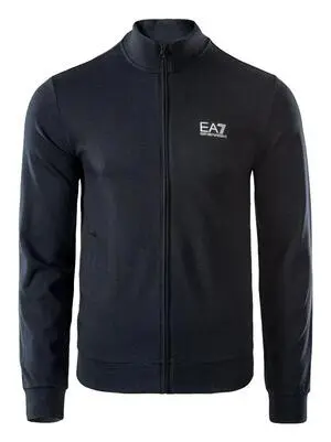 EA7 Logo Zip Jacket - Black