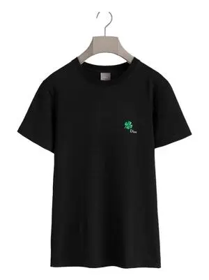 DIOR T-Shirt With Dior Clover Embroidery, Regular Fit