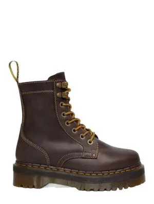 Dr. Martens Jadon Strapped Combat Boots - Black