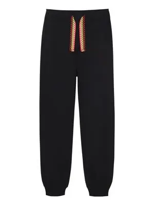 LANVIN Elastic Waist Drawcord Pants - Black