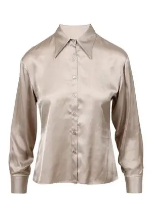 KAOS Button-down Long-sleeved Shirt - Nude